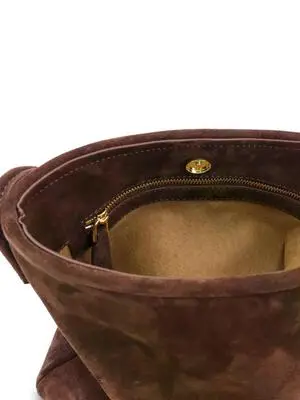 Manu Atelier Fidéle Suede Cross Body Bag - Brown