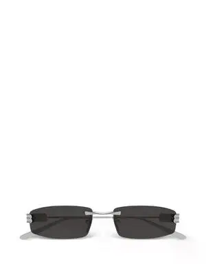 Balenciaga Rimless-frame Sunglasses - Silver