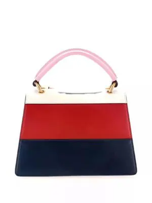 Gucci Queen Margaret Top Handle Bag Colorblock Leather Small Satchel
