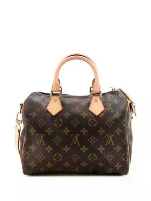 LOUIS VUITTON Speedy Bandouliere Monogram Canvas 25 Satchel