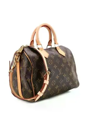 LOUIS VUITTON Speedy Bandouliere Monogram Canvas 25 Satchel