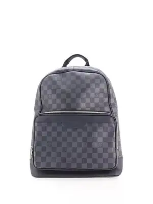 LOUIS VUITTON Damier Infini Leather Backpack - Black