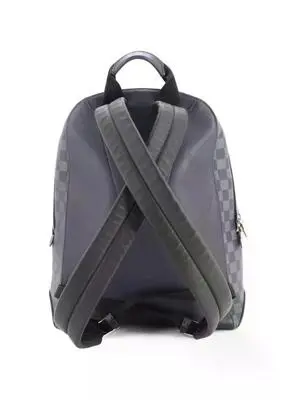 LOUIS VUITTON Damier Infini Leather Backpack - Black