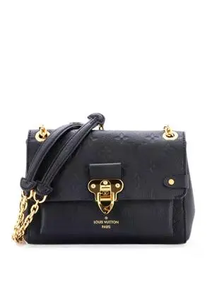 LOUIS VUITTON Vavin Handbag Monogram Empreinte Leather Bb Crossbody Bag - Black