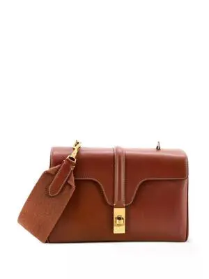 Celine Soft 16 Bag Smooth Calfskin Shoulder Bag - Brown