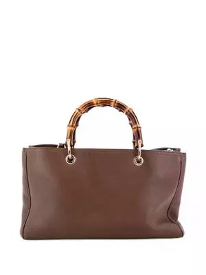 Gucci Bamboo Shopper Leather Medium Tote Bag