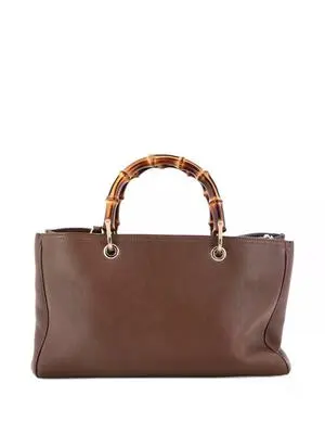 Gucci Bamboo Shopper Leather Medium Tote Bag