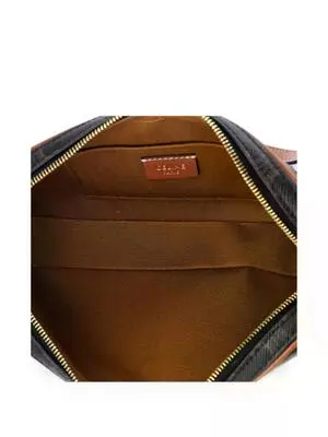 Celine Triomphe Camera Embroidered Coated Canvas Shoulder Bag