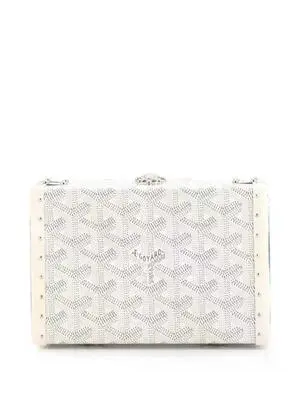 Goyard Minaudiere Bag Coated Canvas Clutch Bag