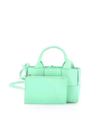 Bottega Veneta Arco Maxi Intrecciato Leather Candy Tote Bag - Blue