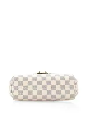LOUIS VUITTON Croisette Handbag Damier With Braided Detail Shoulder Bag - Pink