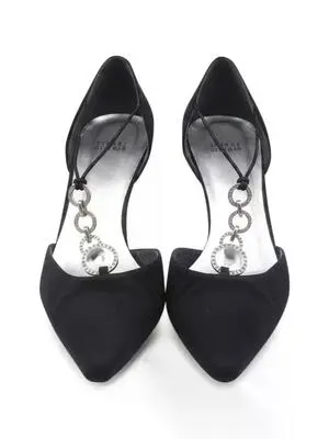 STUART WEITZMAN Embellished T-strap Pumps