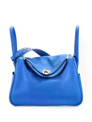 Hermès Lindy Bag Swift With Tressage Epsom 26 Shoulder Bag - Blue