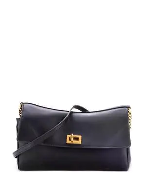 Balenciaga Rodeo Wallet On Chain Leather Crossbody Bag - Black