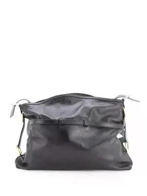 Givenchy Voyou Leather Medium Hobo Bag - Black