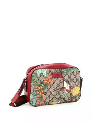 Gucci Camera Tian Print Gg Coated Canvas Medium Shoulder Bag