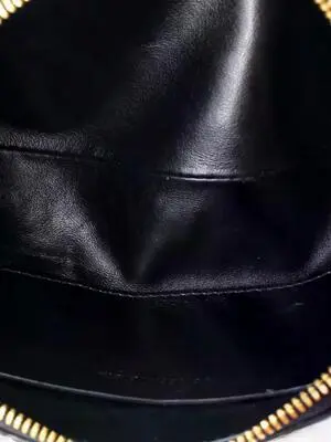 Bottega Veneta Concert Pouch Intrecciato Nappa Mini Crossbody Bag - Black