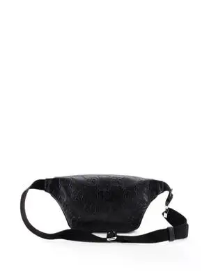 Gucci Gg Embossed Perforated Leather Small Belt Bag