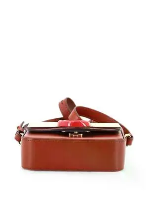 Chloé C Flap Bag Leather Mini Crossbody Bag