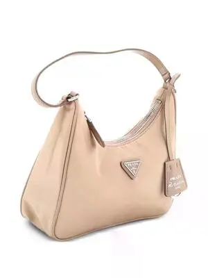 Prada Re-edition 2005 Tessuto With Saffiano Leather Mini Hobo Bag