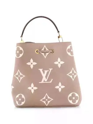 LOUIS VUITTON Neonoe Handbag Bicolor Monogram Empreinte Giant Mm Bucket Bag - Grey