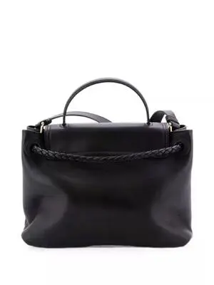 Bottega Veneta Ciao Ciao Top Handle Bag Leather With Intrecciato Detail Small Satchel - Black