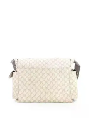 Gucci Gg Coated Canvas Diaper Bag Crossbody