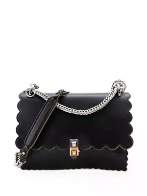 Fendi Kan I Bag Leather Medium Shoulder Bag