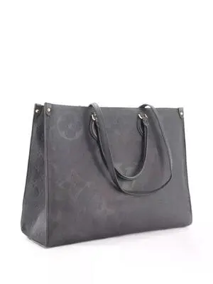 LOUIS VUITTON Onthego Monogram Empreinte Giant Gm Tote Bag - Black