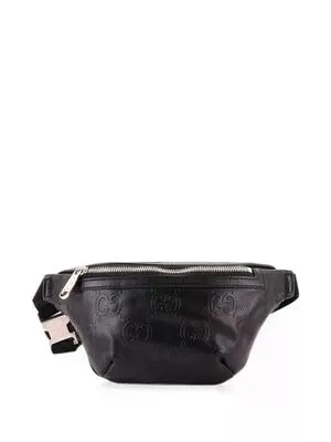 Gucci Gg Embossed Perforated Leather Small Belt Bag