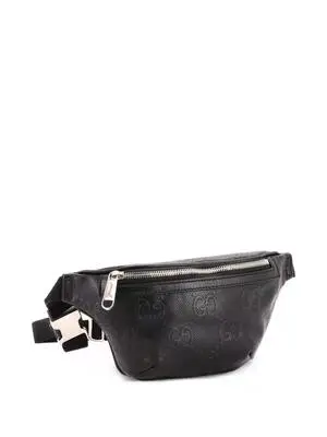 Gucci Gg Embossed Perforated Leather Small Belt Bag
