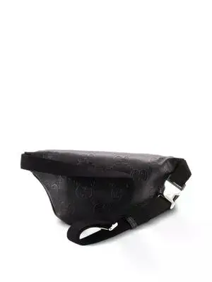 Gucci Gg Embossed Perforated Leather Small Belt Bag