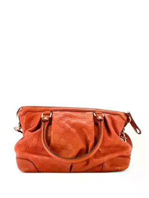Gucci Sukey Top Handle Satchel - Brown