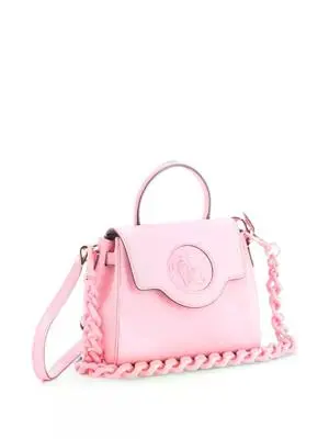 Versace La Medusa Top Handle Bag Leather Small Satchel - Pink