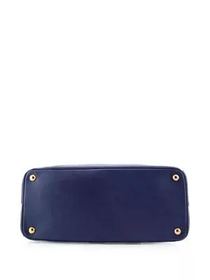 Prada Double Zip Lux Saffiano Leather Medium Tote Bag