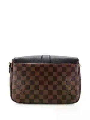 LOUIS VUITTON Clapton Handbag Damier Leather Pm Crossbody Bag - Black