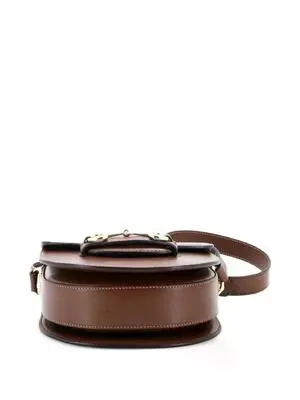 Gucci Horsebit 1955 Leather Mini Crossbody Bag - Brown