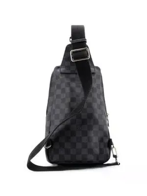 LOUIS VUITTON Avenue Sling Bag Damier Graphite Crossbody Bag - Black