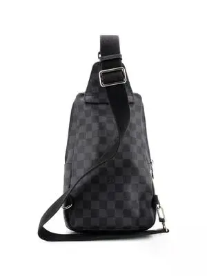 LOUIS VUITTON Avenue Sling Bag Damier Graphite Crossbody Bag - Black