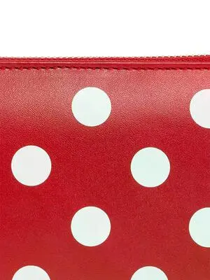 Comme Des Garçons Polka-dot Leather Wallet
