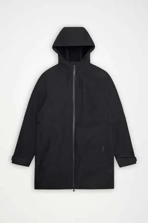 Rains Suva Softshell Long Jacket - Black