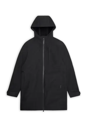 Rains Suva Softshell Long Jacket - Black