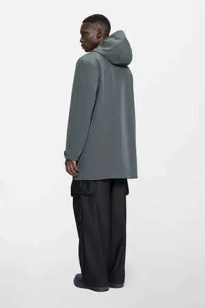 Rains Suva Softshell Long Jacket - Dark Grey