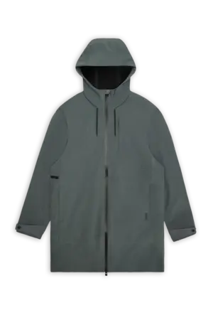 Rains Suva Softshell Long Jacket - Dark Grey