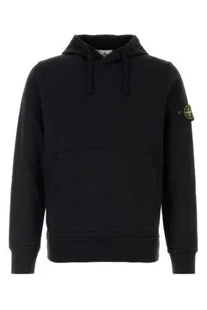 Stone Island Cotton Sweatshirt - Black