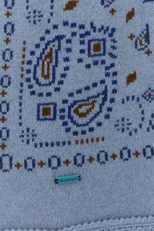 Alanui Embroidered Wool Blend Bandana Cardigan