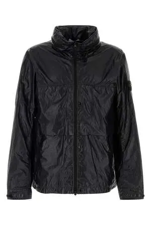 Stone Island Nylon Jacket - Black