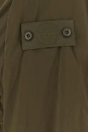 Stone Island Olive Nylon Parka