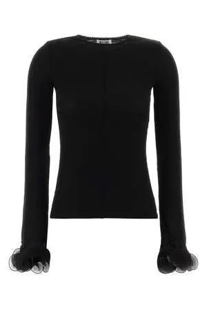 Moschino Black Jersey Top