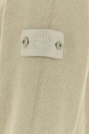 Stone Island Beige Cotton Blend Sweater